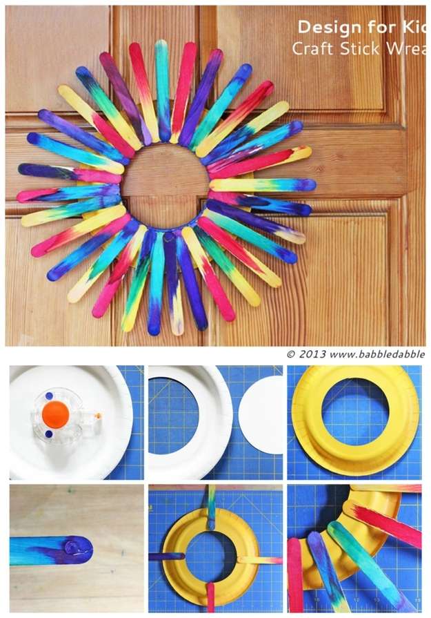 Okul Öncesi Etkinlik Kapı Süsü Yapımı - Canım Anne