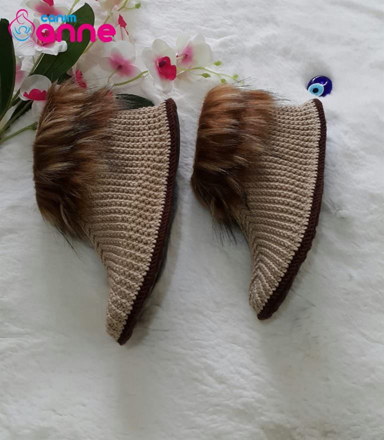 Kürklü lastik bot yapılışı - Canım Anne